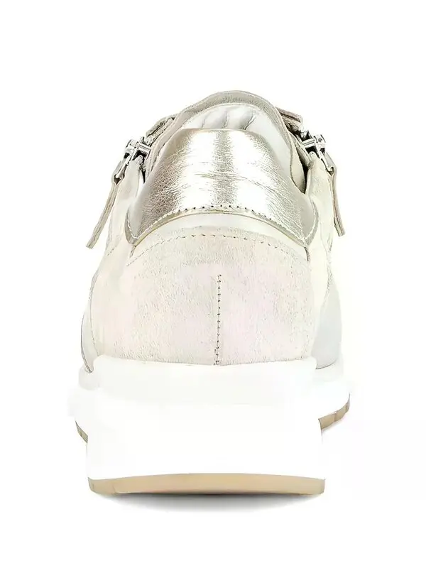 Gabor Metallic-finish Suede Sneakers - Neutrals