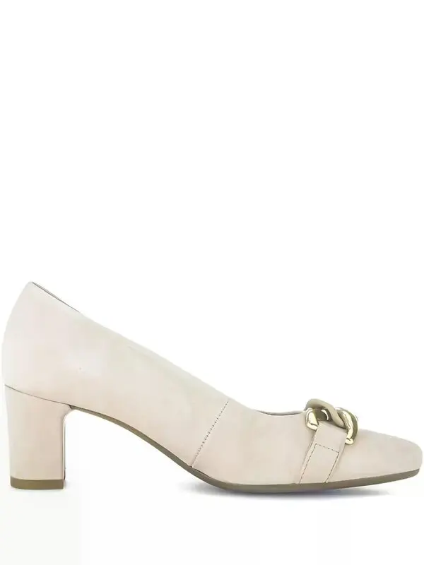 Gabor Chain-embellished Pumps - Neutrals