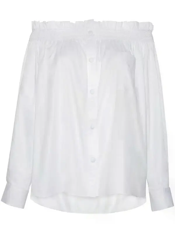 Adam Lippes Visby Cotton-poplin Blouse