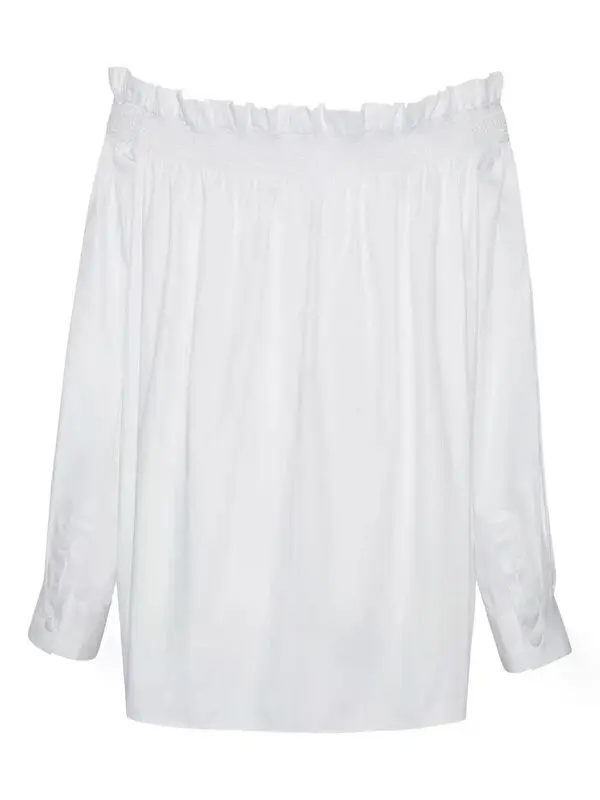 Adam Lippes Visby Cotton-poplin Blouse