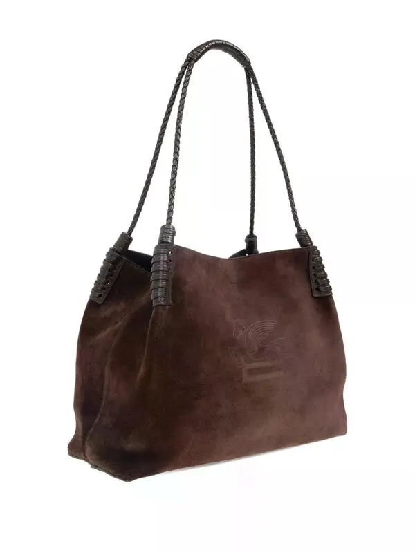 Etro Suede Shoulder Bag - Brown