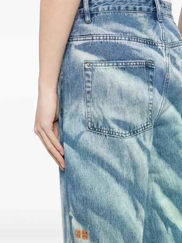 Ksubi Striped Straight-leg Jeans