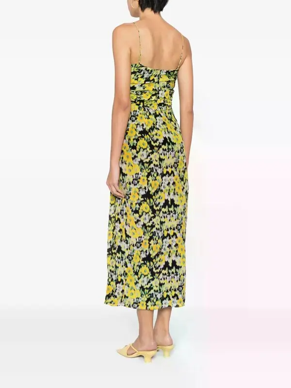 Adam Lippes Floral-print Midi Dress