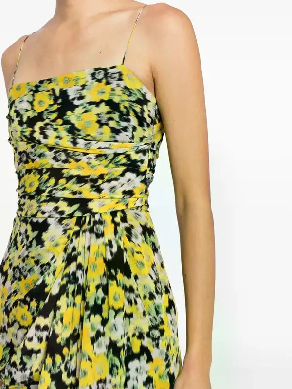 Adam Lippes Floral-print Midi Dress