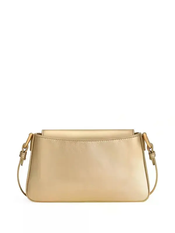 Dolce & Gabbana Plongé Calfskin Phone Bag With Gold Tone Hardware - Black