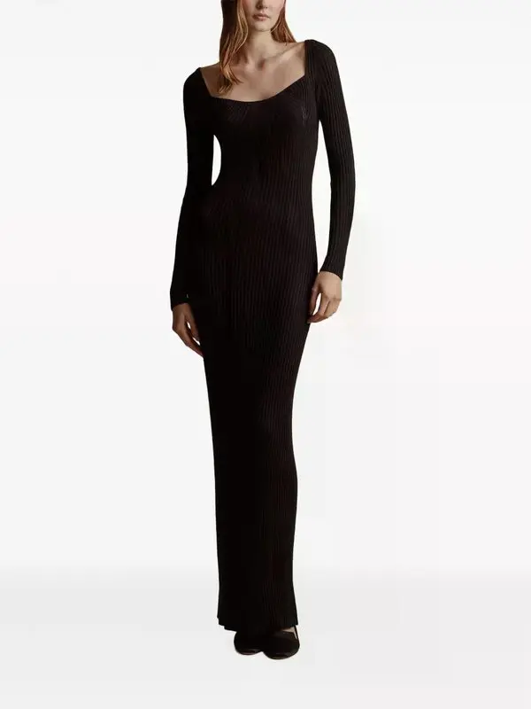 Adam Lippes Florentine Ribbed-knit Maxi Dress
