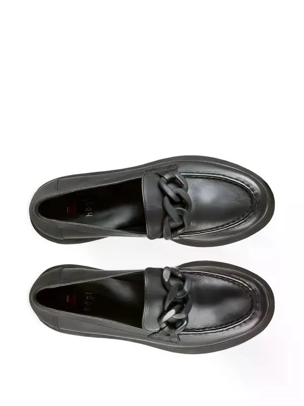 HOGL Chunky-sole Leather Loafers