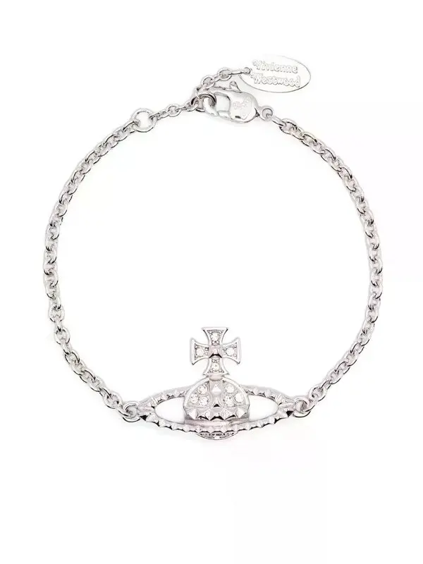 VIVIENNE WESTWOOD Orb-plaque Bracelet - Silver