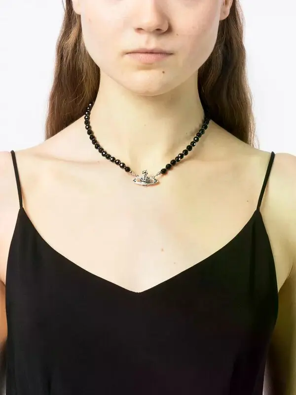 VIVIENNE WESTWOOD Bas Relief Pearl-chain Choker