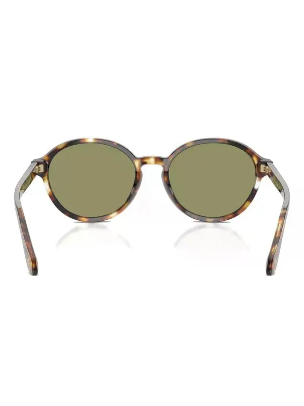 Giorgio Armani Round Frame Sunglasses - Green