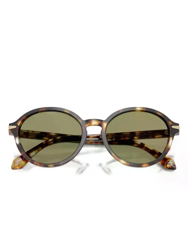 Giorgio Armani Round Frame Sunglasses - Green
