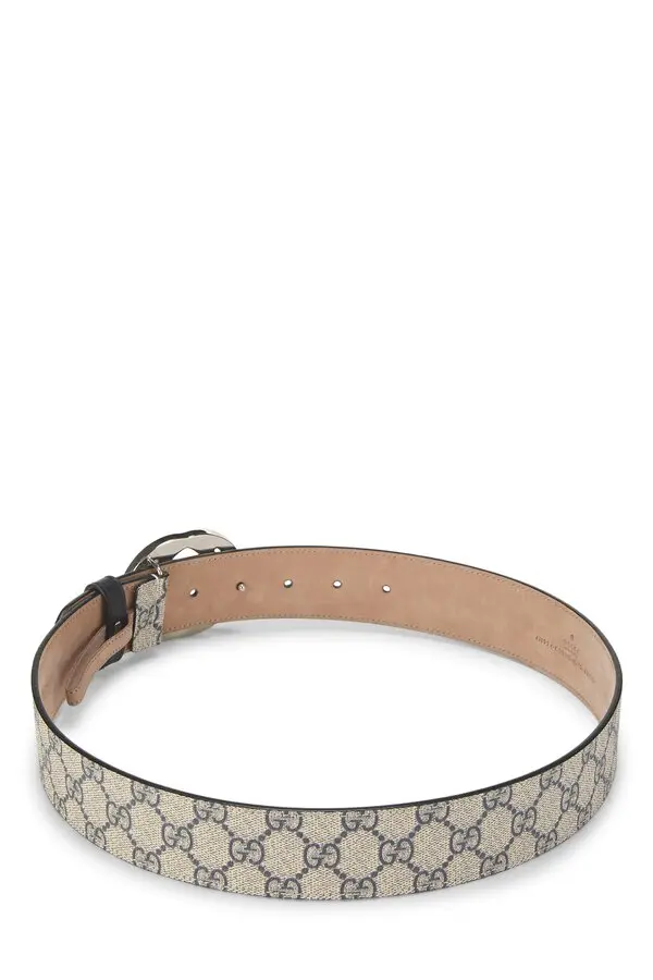 Gucci Gg Supreme Canvas Interlocking Gg Belt