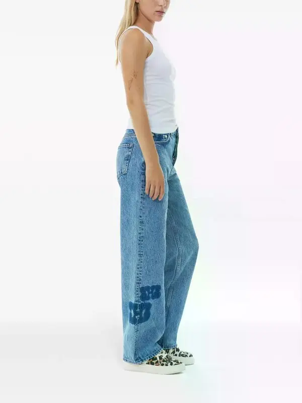 GANNI Isey Patchwork Jeans