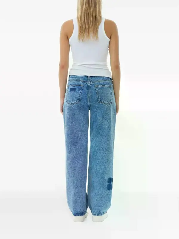 GANNI Isey Patchwork Jeans