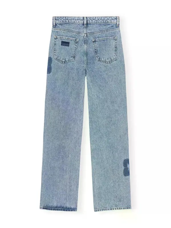 GANNI Isey Patchwork Jeans