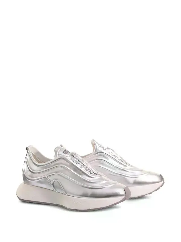 HOGL Metallic Wave Lace-up Sneakers
