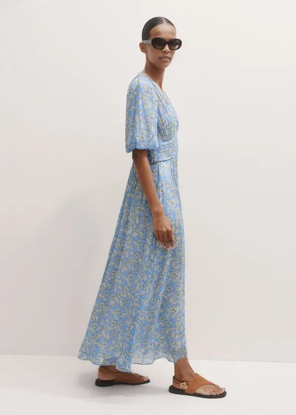 evening primrose print lace maxi dress The Primrose Dress – Cry Baby main image 0