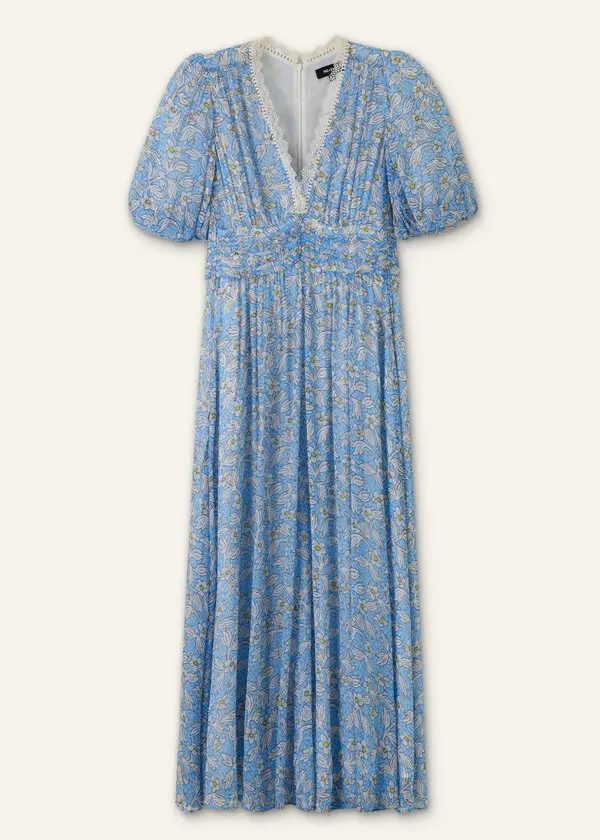 evening primrose print lace maxi dress Freesia Formal Dress Champagne - S main image 0