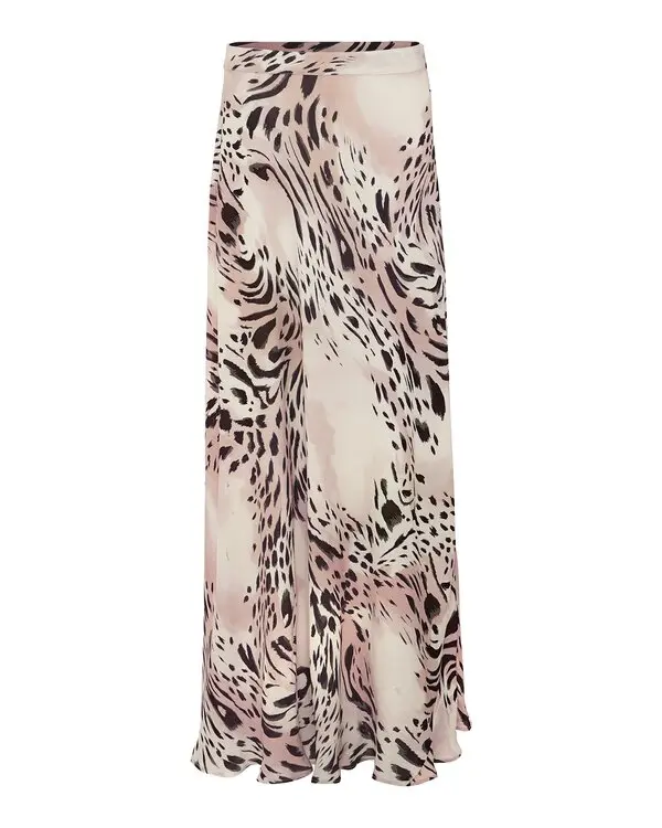 PHASE EIGHT Animal Print Midi Skirt