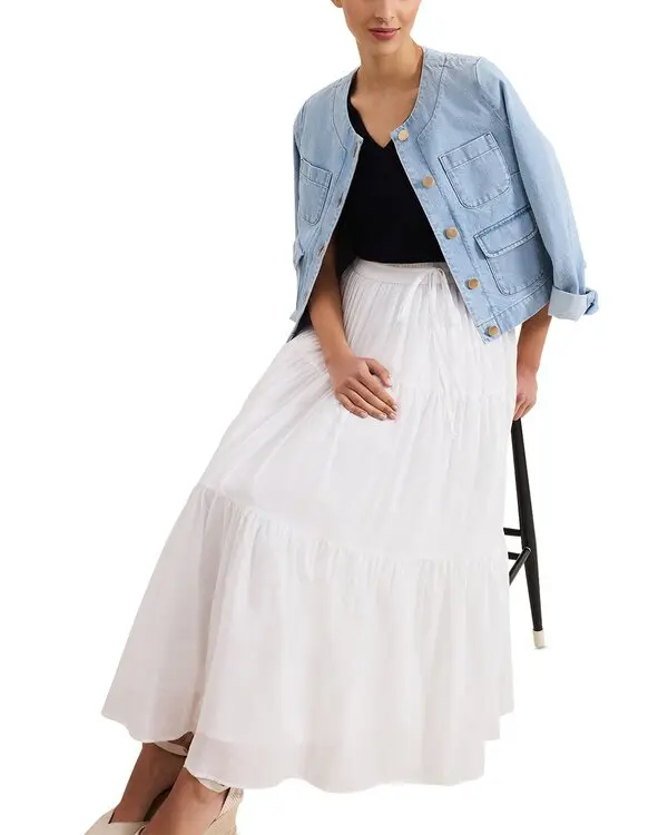 PHASE EIGHT Alva Cotton Skirt