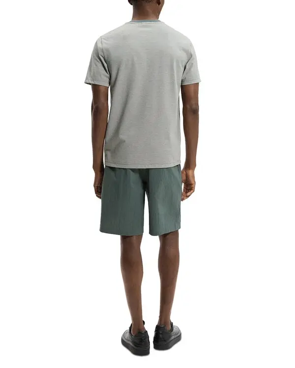 Theory Pique Crew Tee - Pine Grove Multi