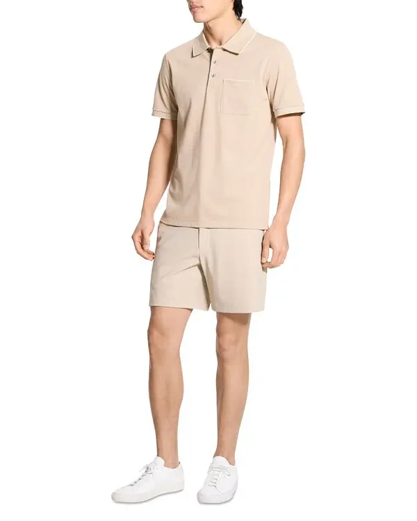 Theory Pique Polo Shirt - Chino Multi