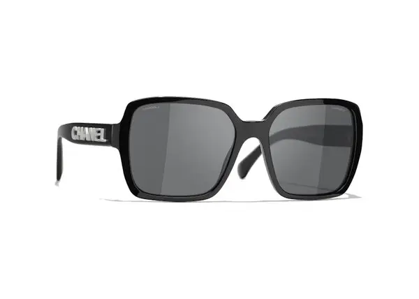 Chanel Square Sunglasses - Black/grey (5408 1026/s4)