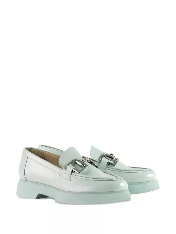 HOGL Max Patent-leather Horsebit Loafers - Blue