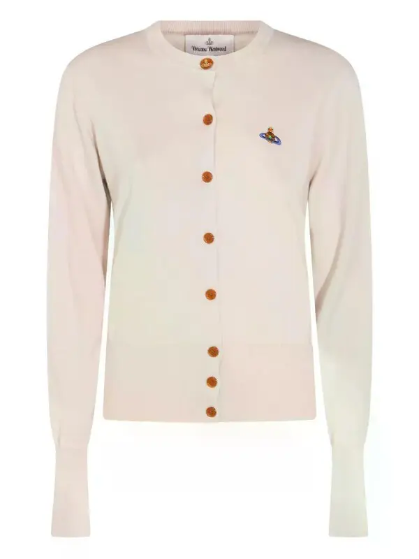 VIVIENNE WESTWOOD Bea Buttoned-up Cardigan - Neutrals
