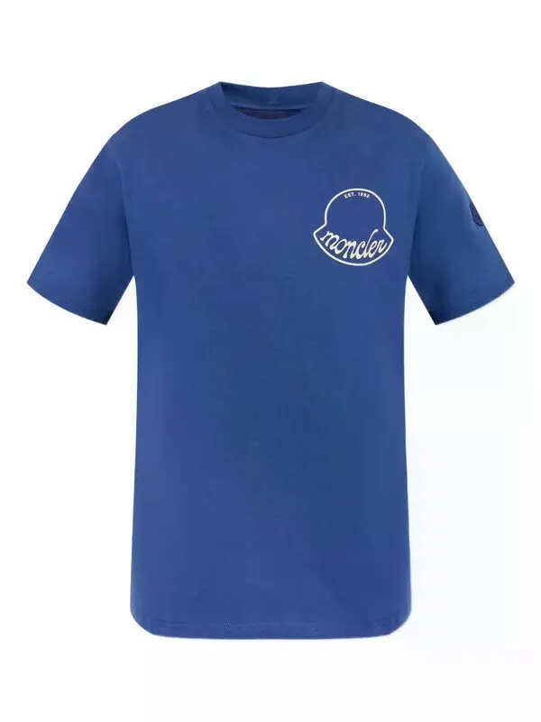 Moncler Logo-print T-shirt - Blue
