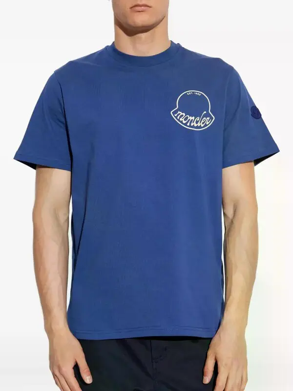 Moncler Logo-print T-shirt - Blue