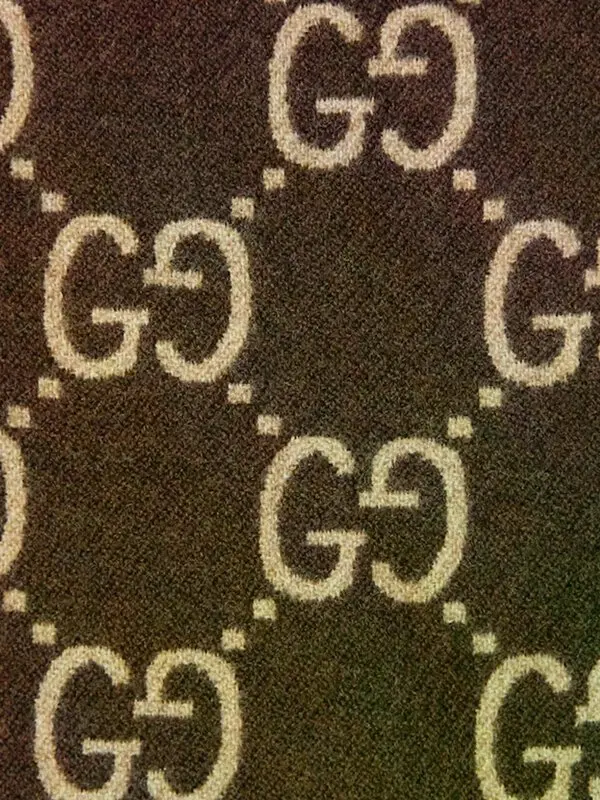Gucci Monogram-pattern Cape - Brown