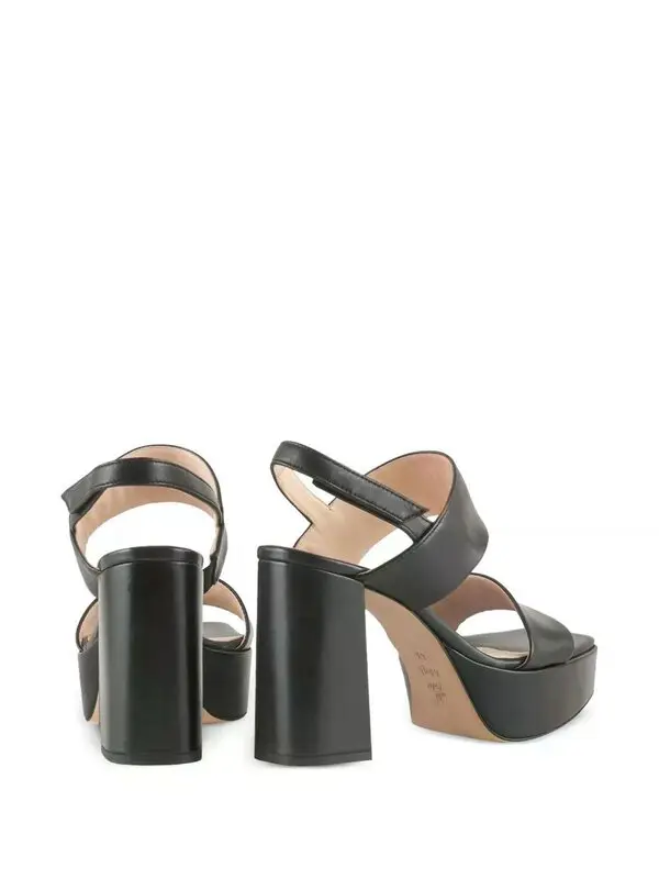 HOGL 80mm Cindy Platform Sandals - Black