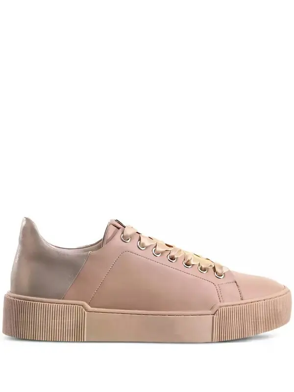 HOGL Metallic-heel Platform Sneakers - Pink