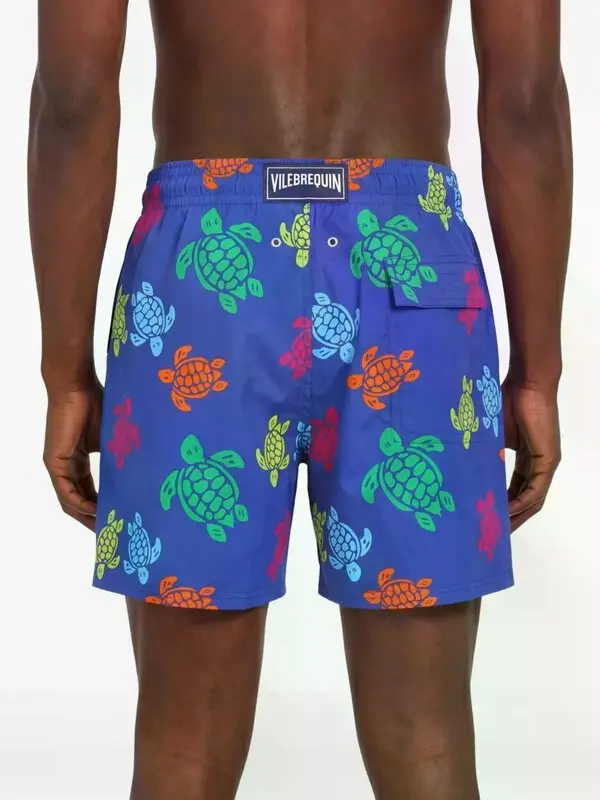 Vilebrequin Printed Swim Shorts - Blue