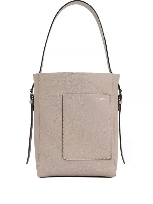 VALEXTRA Leather Bucket Bag
