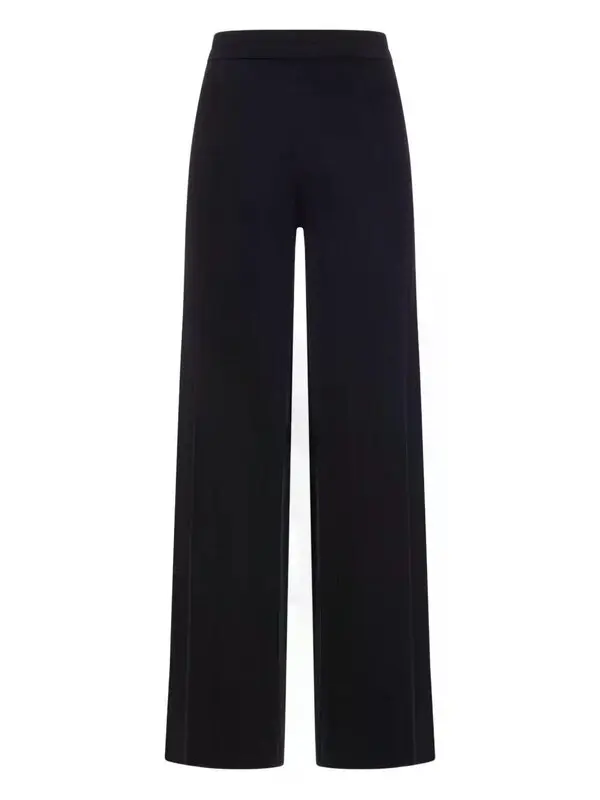 Max Mara Lama High-waisted Trousers - Black