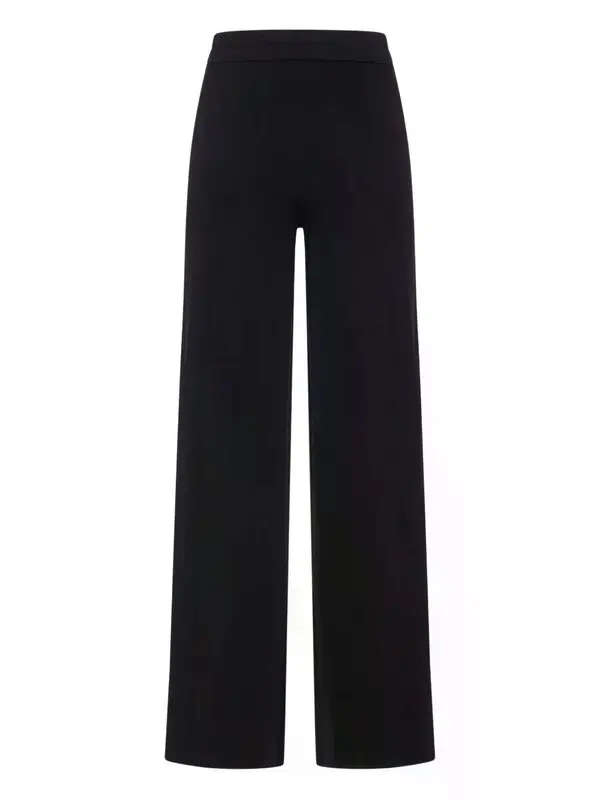 Max Mara Lama High-waisted Trousers - Black