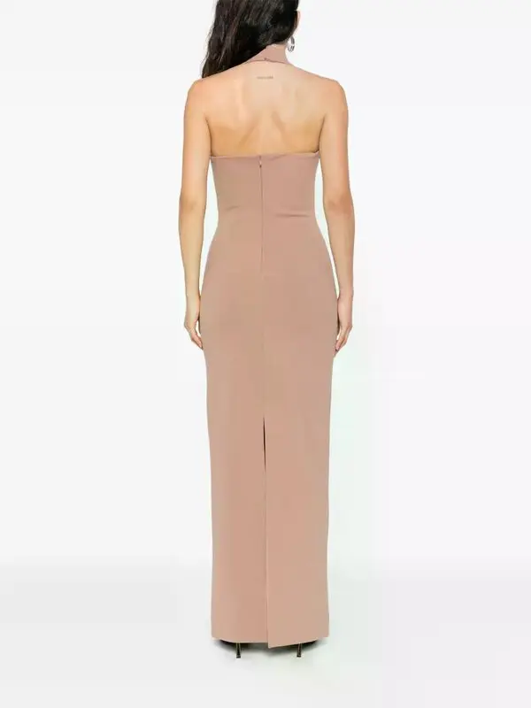 Solace London Sleeveless Halterneck Dress - Pink