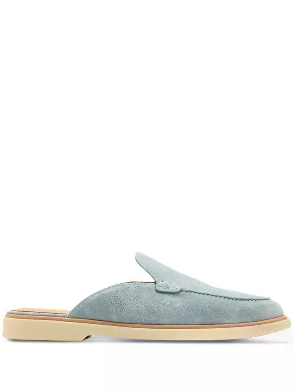 Magnanni Suede Mules - Blue
