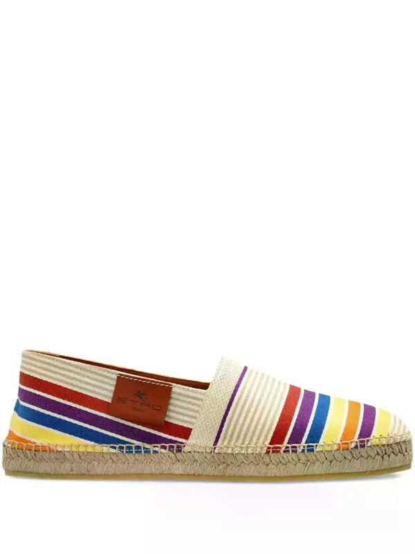 Etro Striped Espadrilles - Neutrals