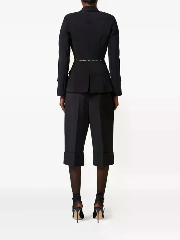 Elisabetta Franchi Structured Belted Blazer