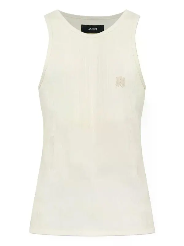 Amiri Ribbed Sleeveless Top