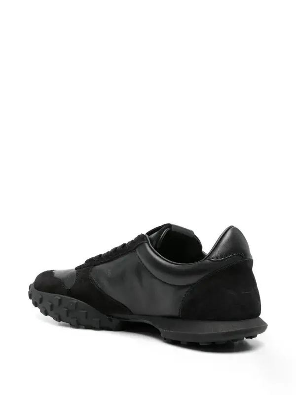 JIL SANDER Leather Lace-up Sneakers - Black