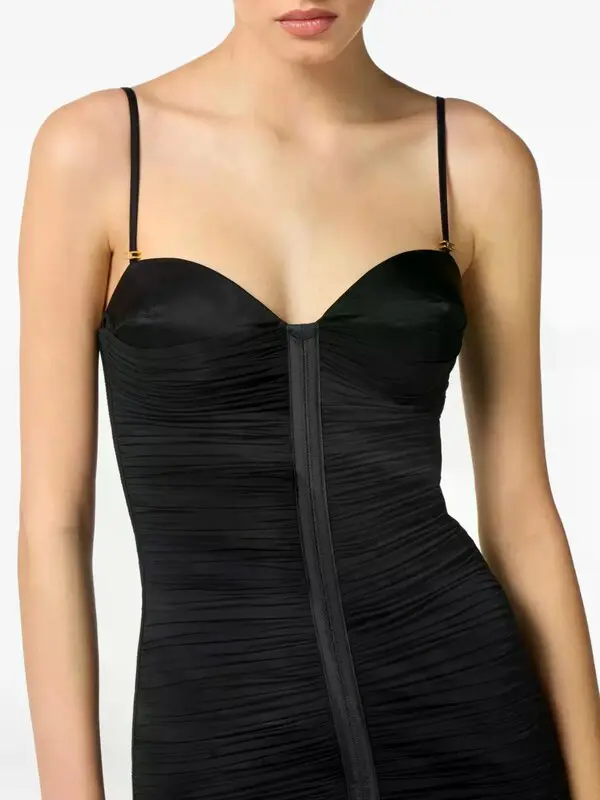 Elisabetta Franchi Ruched Strappy Dress