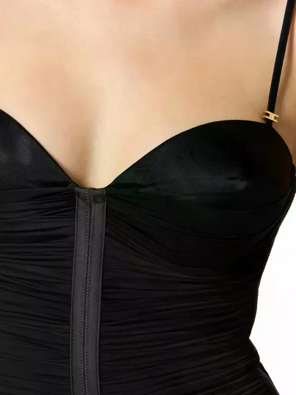 Elisabetta Franchi Ruched Strappy Dress