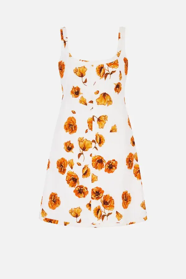 EMILIA WICKSTEAD Tillie Mini Dress - Orange