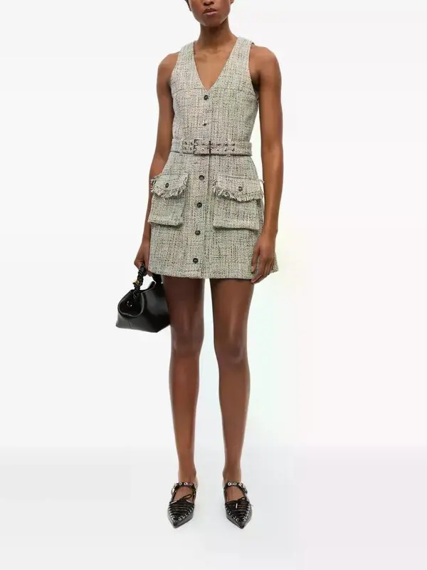 GANNI Tweed Mini Dress - 693