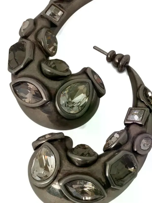 Etro Gemstone-embellished Hoop Earrings