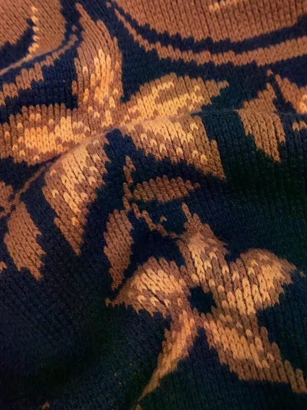 Etro Floral-jacquard Fringed Scarf - Blue